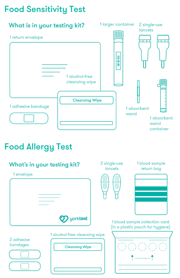 Food Sensitivity & Allergy Test | IgG & IgE Blood Tests | YorkTest US